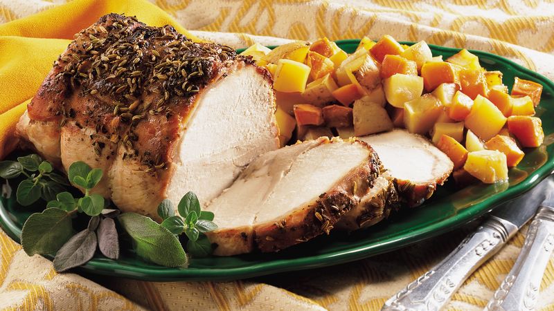 Porketta with Two Potatoes Recipe - Pillsbury.com