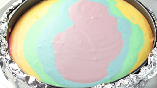 Rainbow Cheesecake Recipe - Tablespoon.com