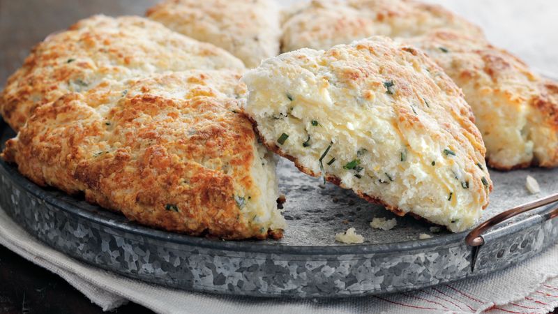 Parmesan-Chive Scones Recipe - BettyCrocker.com
