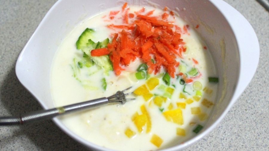 How to Make Pancakes with Vegetables Recipe - QueRicaVida.com