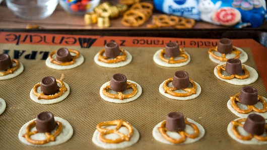Caramel and Pretzel Cookies Recipe - Pillsbury.com