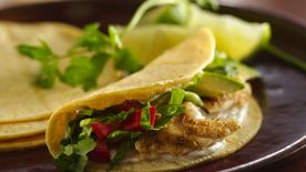 Soft and Crunchy Fish Tacos Recipe - BettyCrocker.com