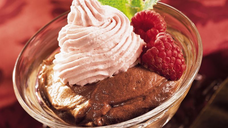 Raspberry-Chocolate Mousse Recipe - Pillsbury.com