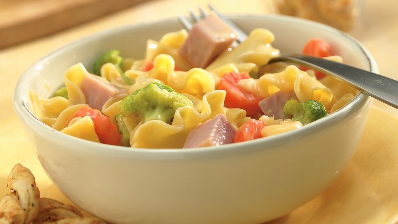 Easy Ham and Noodles Recipe - BettyCrocker.com