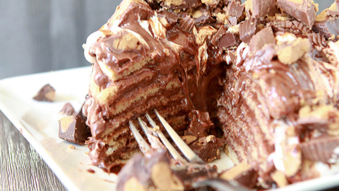 Peanut Butter and Chocolate Explosion Pancakes Recipe - Tablespoon.com