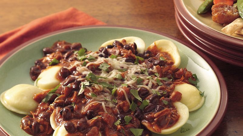 Easy Ravioli with Taco Chicken Recipe - BettyCrocker.com