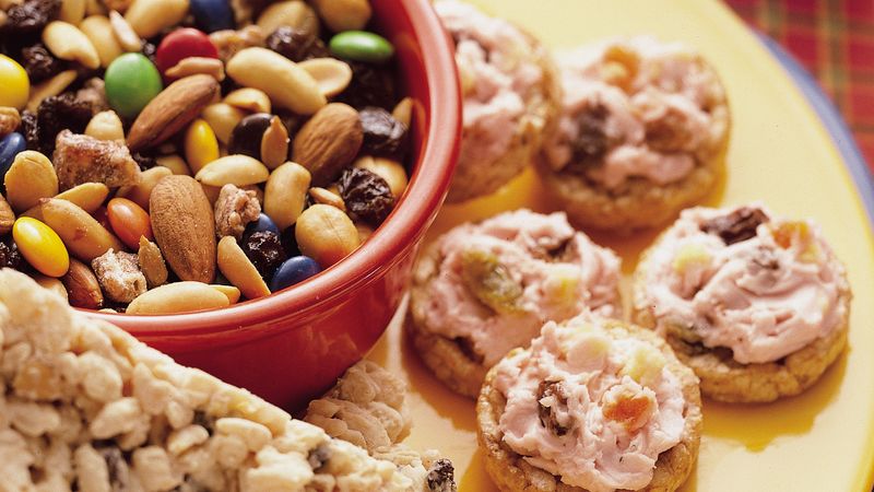 Mini Rice Cakes with Creamy Fruit Spread Recipe - Pillsbury.com