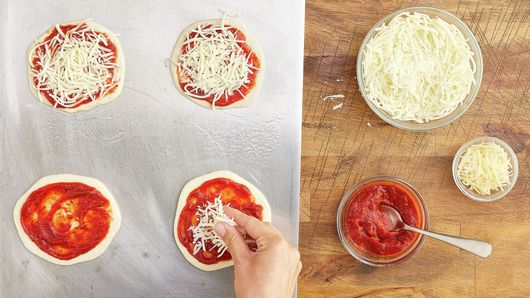 Mini Cheese Pizzas Recipe - Pillsbury.com