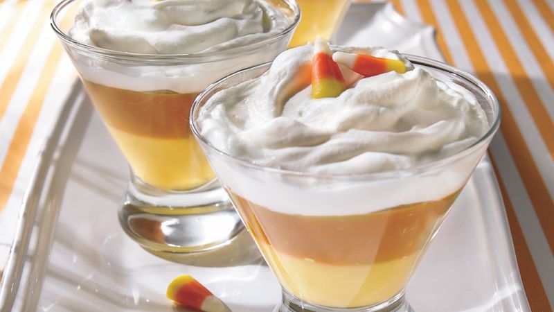 Creamy Candy Corn Puddings Recipe - Pillsbury.com