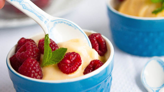Easy Peachy DIY Fro Yo Recipe - Tablespoon.com