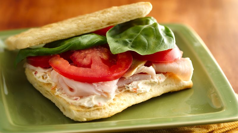 Mini Turkey-Basil Sandwiches Recipe - Pillsbury.com