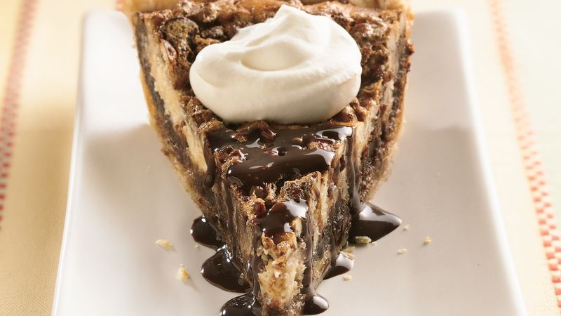Chocolate Surprise Pecan Pie Recipe - Pillsbury.com