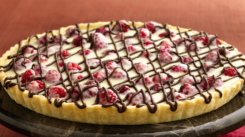 White Chocolate and Raspberry Tart Recipe - Tablespoon.com