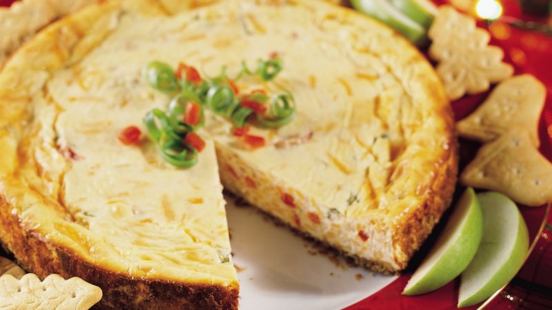 Sharp Cheddar Cheesecake Recipe - Pillsbury.com