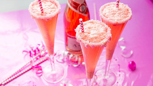 Creamy Pink Champagne Cocktail Recipe - Tablespoon.com