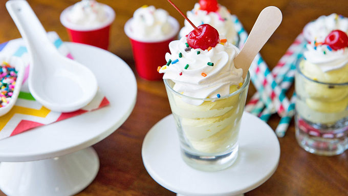 Frosting Ice Cream Shots recipe - from Tablespoon!