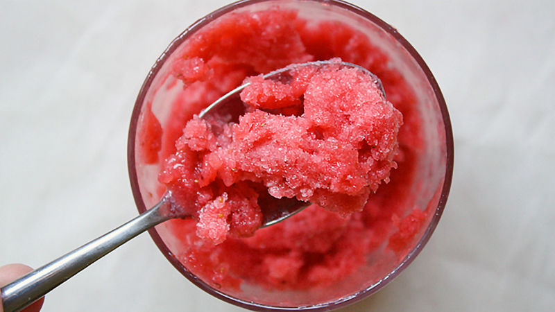 Strawberry Granitas Recipe - Tablespoon.com