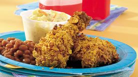 Corn Flake-Crusted Fish Fillets with Dilled Tartar Sauce Recipe ...