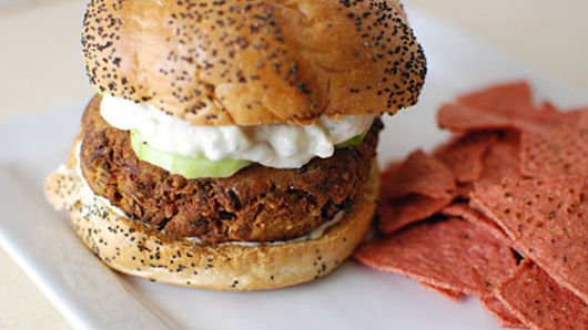Falafel Burger Recipe - Tablespoon.com