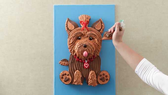 Yorkie Dog Cake Recipe - BettyCrocker.com