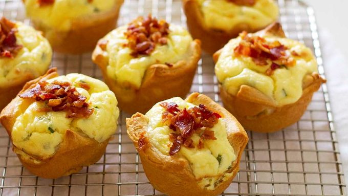 Bacon Quiche Crescent Cups Recipe - BettyCrocker.com