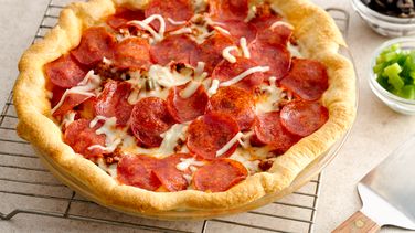 Easy Deep-Dish Pizza Pie recipe from Pillsbury.com