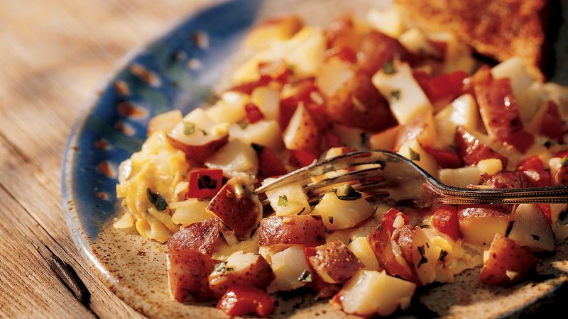 Basil-Vegetable Scramble (Cooking for 2) Recipe - BettyCrocker.com