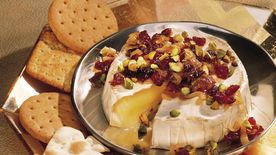 Cranberry-Topped Brie Recipe - BettyCrocker.com