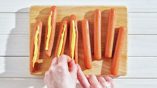 Grilled Cheesy Corn Dogs Recipe - Pillsbury.com