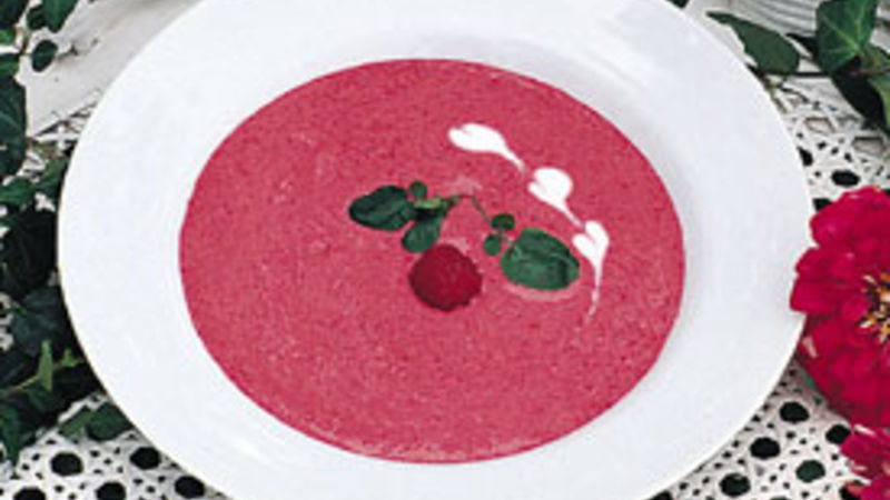 Chilled Raspberry Soup Recipe - BettyCrocker.com
