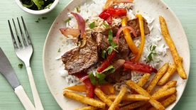 Peruvian Steak and French Fry Stir-Fry Recipe - Tablespoon.com
