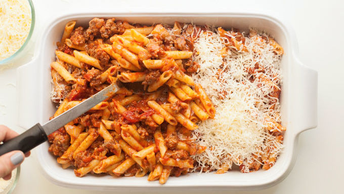 Classic Baked Mostaccioli Recipe - Tablespoon.com