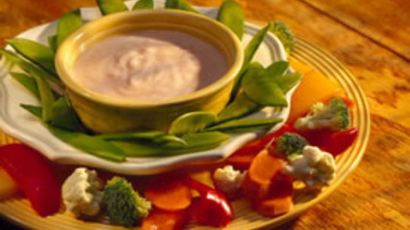 Tangy Yogurt Dip with Veggies Recipe - BettyCrocker.com