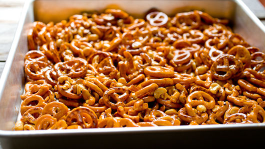 Sweet and Spicy Pretzel Mix Recipe - Tablespoon.com