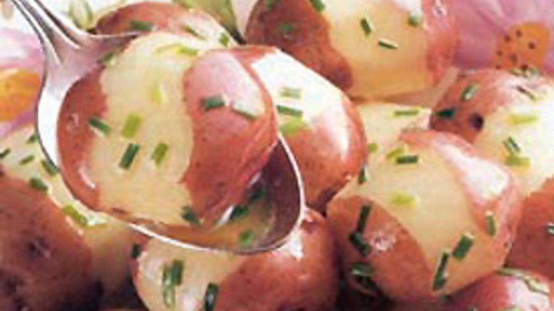 New Potatoes with Chive Butter Recipe - Pillsbury.com