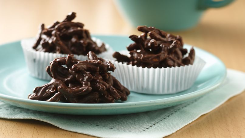 Fiber One® Chocolate-Peanut Butter Haystacks Recipe - QueRicaVida.com