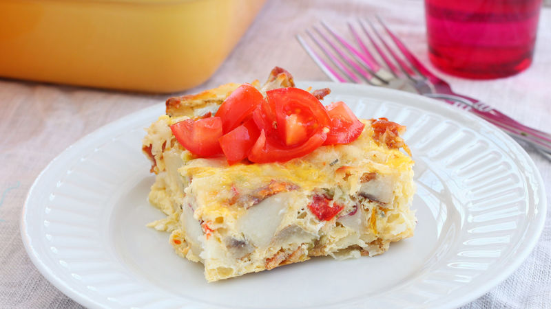 Cheesy Potato-Egg Bake Recipe - Pillsbury.com
