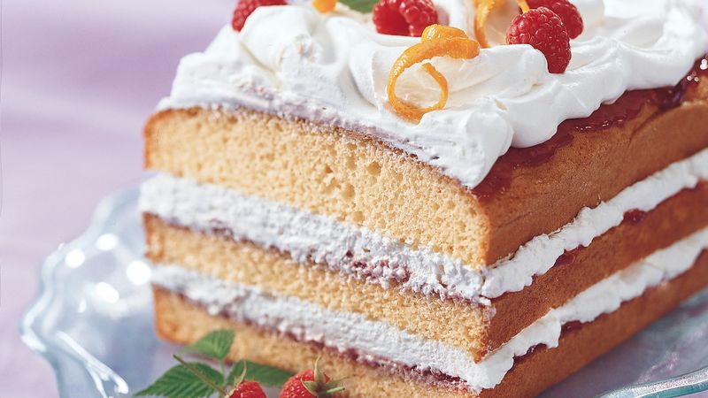 Orange Raspberry Torte Recipe - BettyCrocker.com