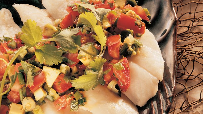 Fish Fillets with California Salsa Recipe - Pillsbury.com