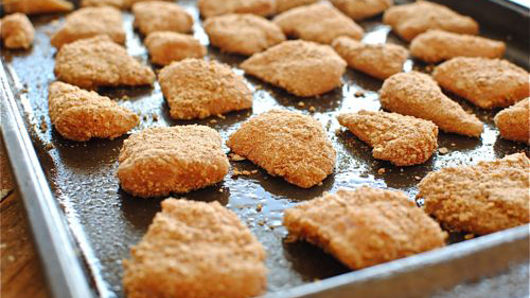 Skinny Baked Chicken Nuggets Recipe - Tablespoon.com