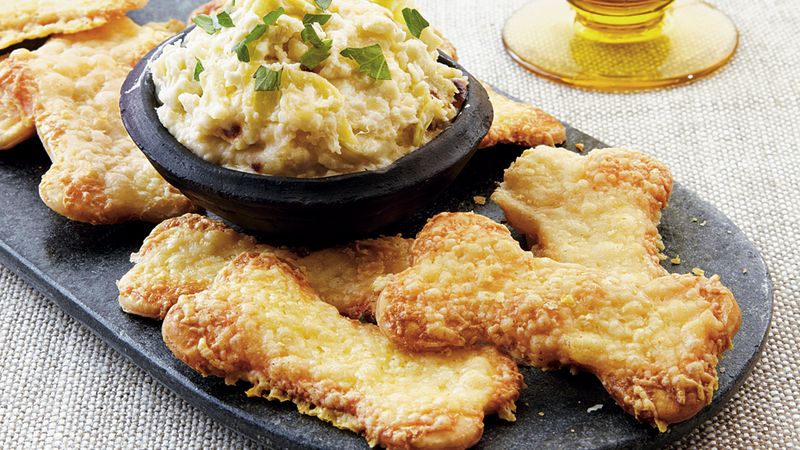 Bone Crisps With Artichoke Spread Recipe - Pillsbury.com