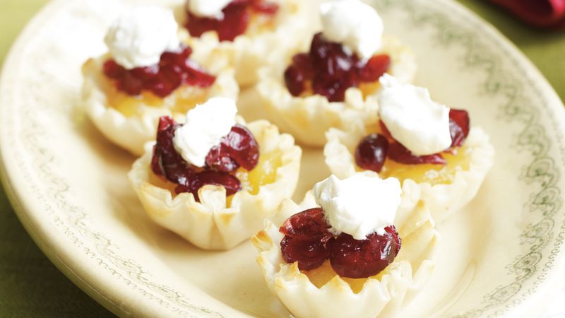 Cherry-Cranberry Tartlets Recipe - BettyCrocker.com