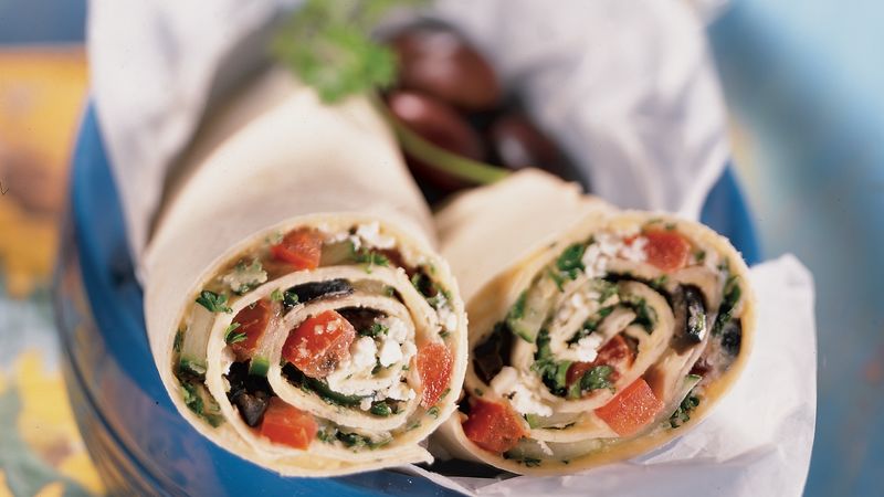 Mediterranean Wraps Recipe - Pillsbury.com