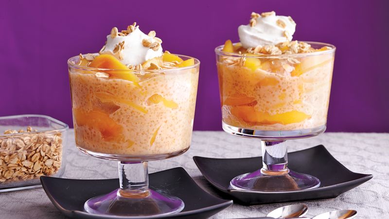 Slow-Cooker Peaches and Cream Tapioca Recipe - Pillsbury.com
