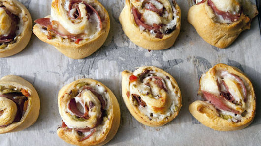 Muffuletta Pinwheels Recipe - Tablespoon.com