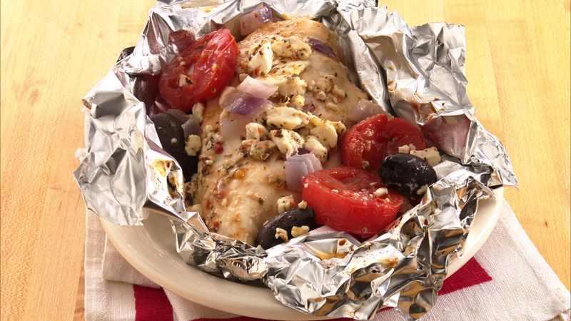 Mediterranean Chicken Packets Recipe - Pillsbury.com