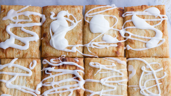 Raspberry Cheesecake Toaster Strudel Bars Recipe - Tablespoon.com