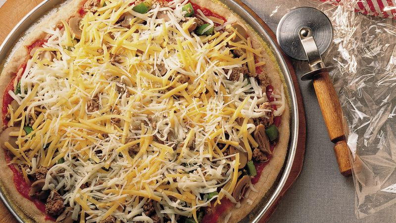 Design-Your-Own Pizza Recipe - BettyCrocker.com