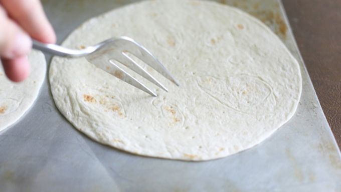 Open-Faced Enchilada Veggie Quesadillas Recipe - Tablespoon.com