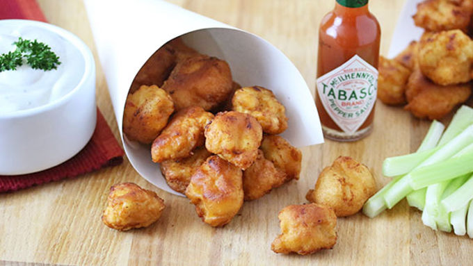 Buffalo Popcorn Chicken Recipe - Tablespoon.com